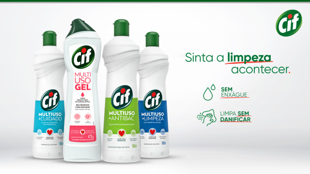 CIF Multiuso: alto poder de limpeza | CIF