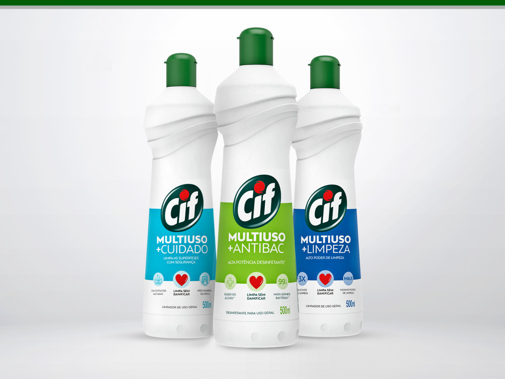 CIF: poderoso na limpeza, imbatível no cuidado